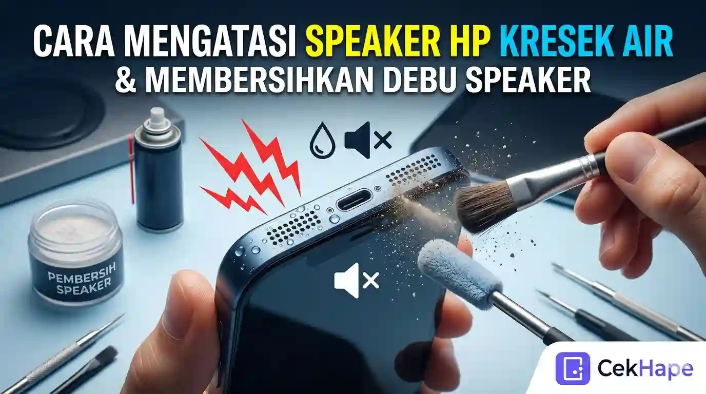 Cara Mengatasi Speaker HP Kresek Air dan Debu Speaker - Panduan Lengkap ...
